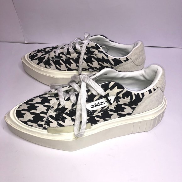 adidas | Shoes | Nwt Adidas Hypersleek Platform Sneaker Houndstooth ...